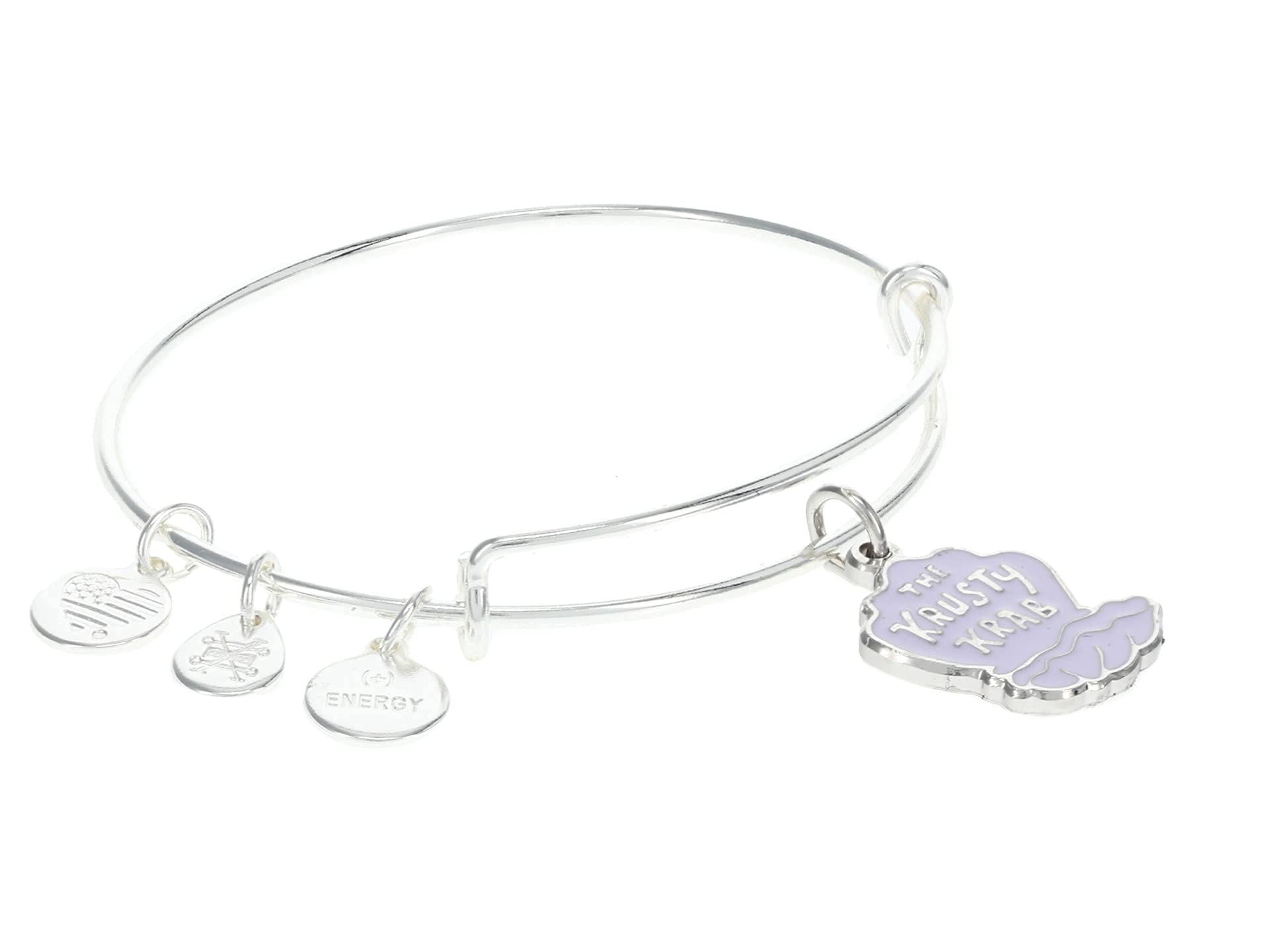 Alex and Ani SpongeBob The Krusty Krab Bracelet Shiny Silver One Size