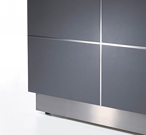 Modern Reception Desk (98") with White Quartz Stone Counter-TOP