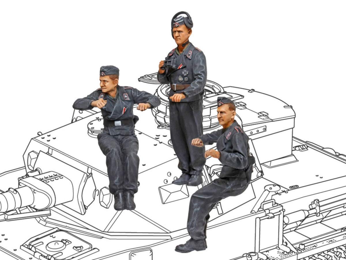 TAMIYA 35374-000 1:35 German Armoured Combat Truck IV Version F L24/75 mm, Model Kit, Plastic Construction Kit, Assembly Kit, Detailed Replica, Unpainted