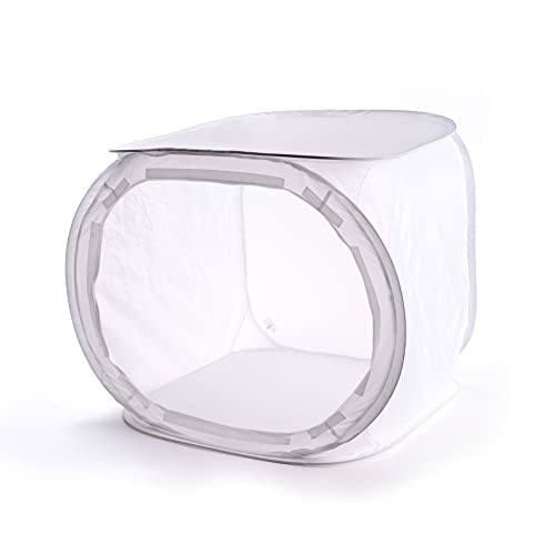 Photomyne Professional Photo Studio Shooting Tent | Photo Light Tent | Photo Light Box | Light Cube Diffusion - White (19X19 inch)