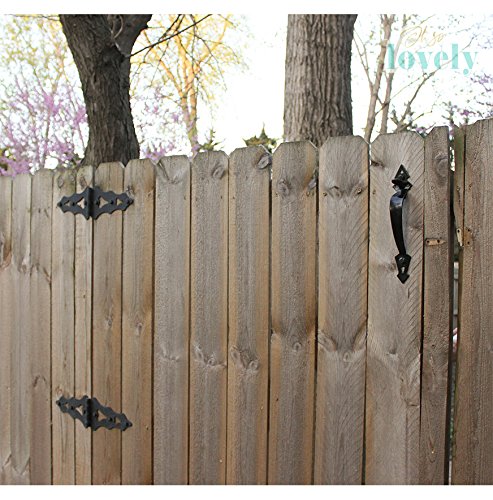 National Hardware N109-040 Swinging Gate & Door Thumb Latch, Heavy Duty, Coated with WeatherGuard Protection, Black