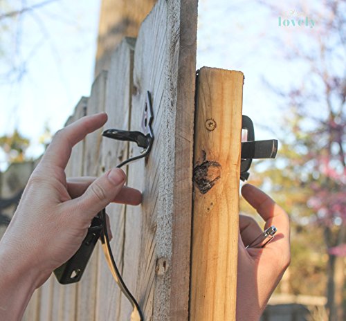 National Hardware N109-040 Swinging Gate & Door Thumb Latch, Heavy Duty, Coated with WeatherGuard Protection, Black