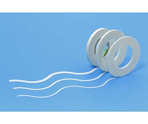 Tamiya TAM87178 87178 Masking Tape for Curves 3Mm, White