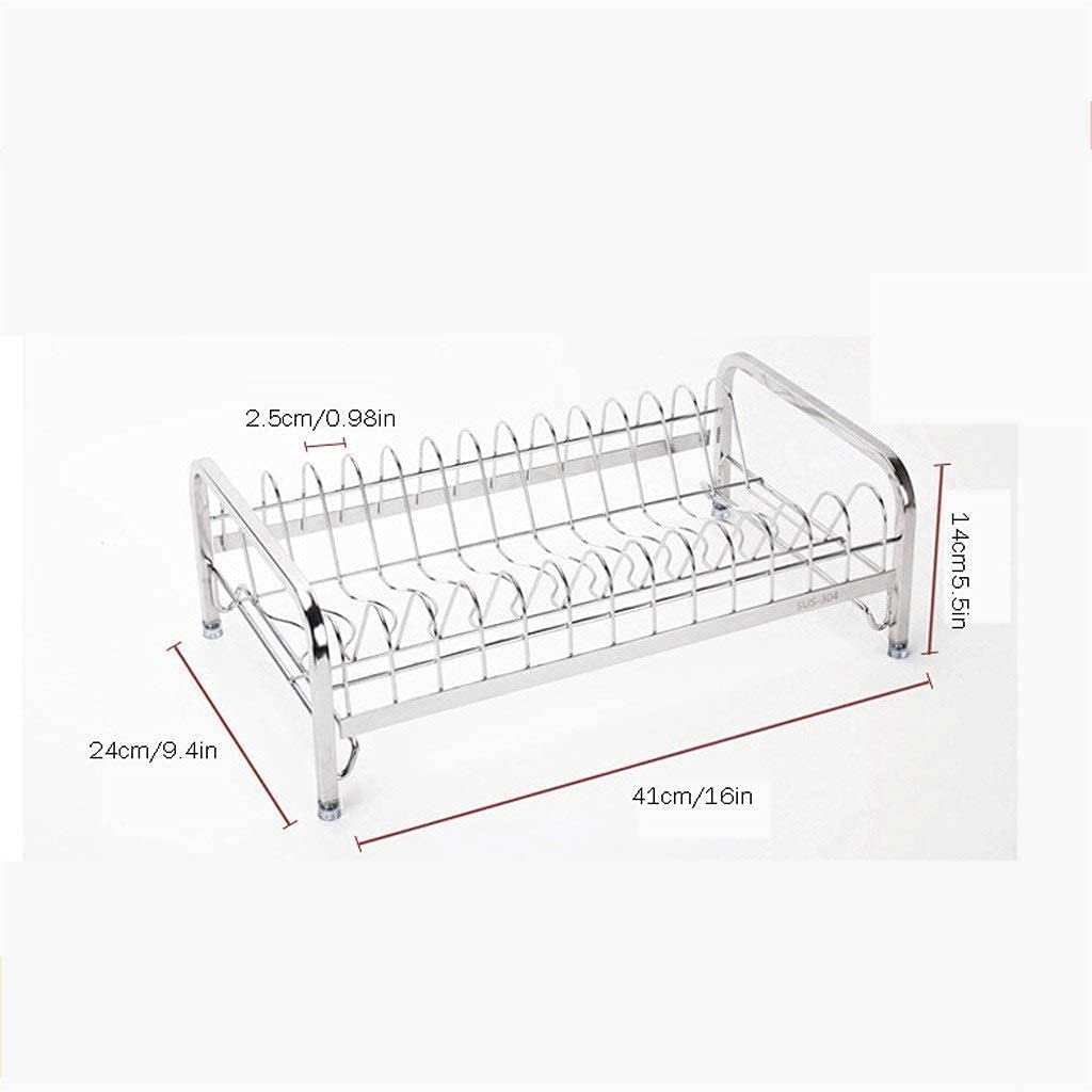 Plate Rack Draining Dish Rack Stainless steel single-layer dish rack drain rack dish rack dish rack dish rack for Kitchen Countertop Pan Plate Holder