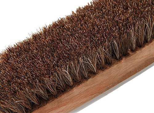 Italian" Class" Brand Wood 100% Horsehair shoe Soft Brush Interior Upholstery Brush