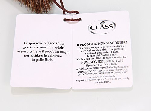 Italian" Class" Brand Wood 100% Horsehair shoe Soft Brush Interior Upholstery Brush