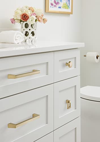 Amerock | Cabinet Pull | Champagne Bronze | 6-5/16 inch (160 mm) Center to Center | Blackrock | 1 Pack | Drawer Pull | Drawer Handle | Cabinet Hardware