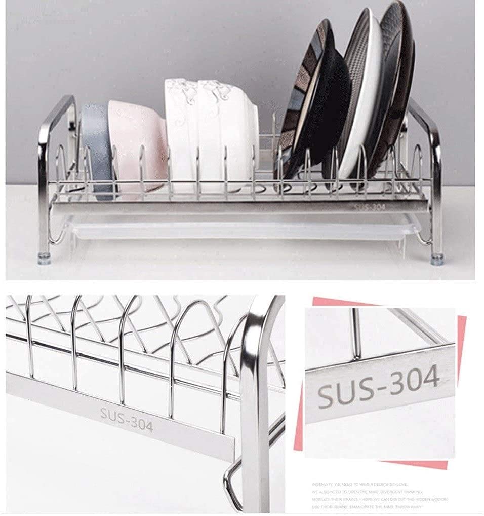 Plate Rack Draining Dish Rack Stainless steel single-layer dish rack drain rack dish rack dish rack dish rack for Kitchen Countertop Pan Plate Holder
