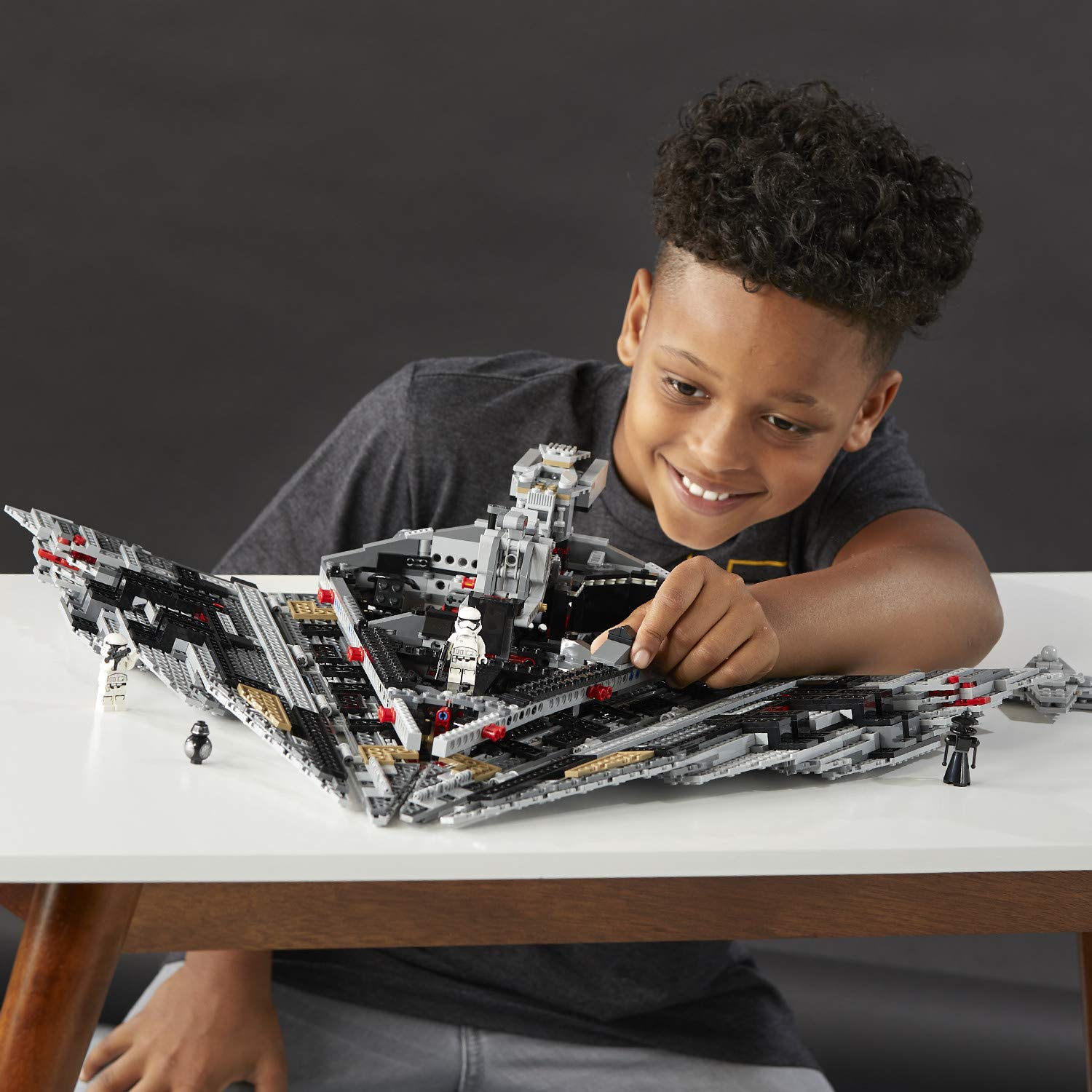 LEGO Star Wars Episode VIII First Order Star Destroyer 75190 Building Kit (1416 Piece)