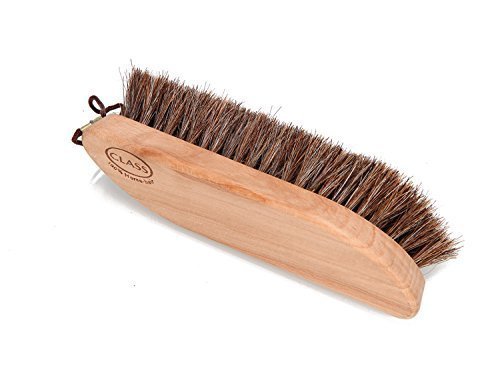 Italian" Class" Brand Wood 100% Horsehair shoe Soft Brush Interior Upholstery Brush