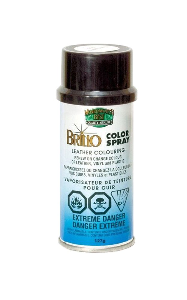 Moneysworth & Best Brillo Nu-Life Leather/Vinyl/Plastic Color Renew Spray 4.5 oz, 012 Navy