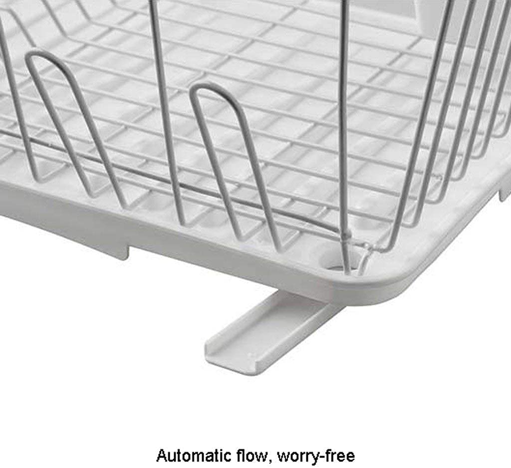 Plate Rack Draining Dish Rack Dish Drying Rack Dish Rack Drainer Sink Side Dish Rack With Removable Utensil Holder for Kitchen Countertop Pan Plate Holder