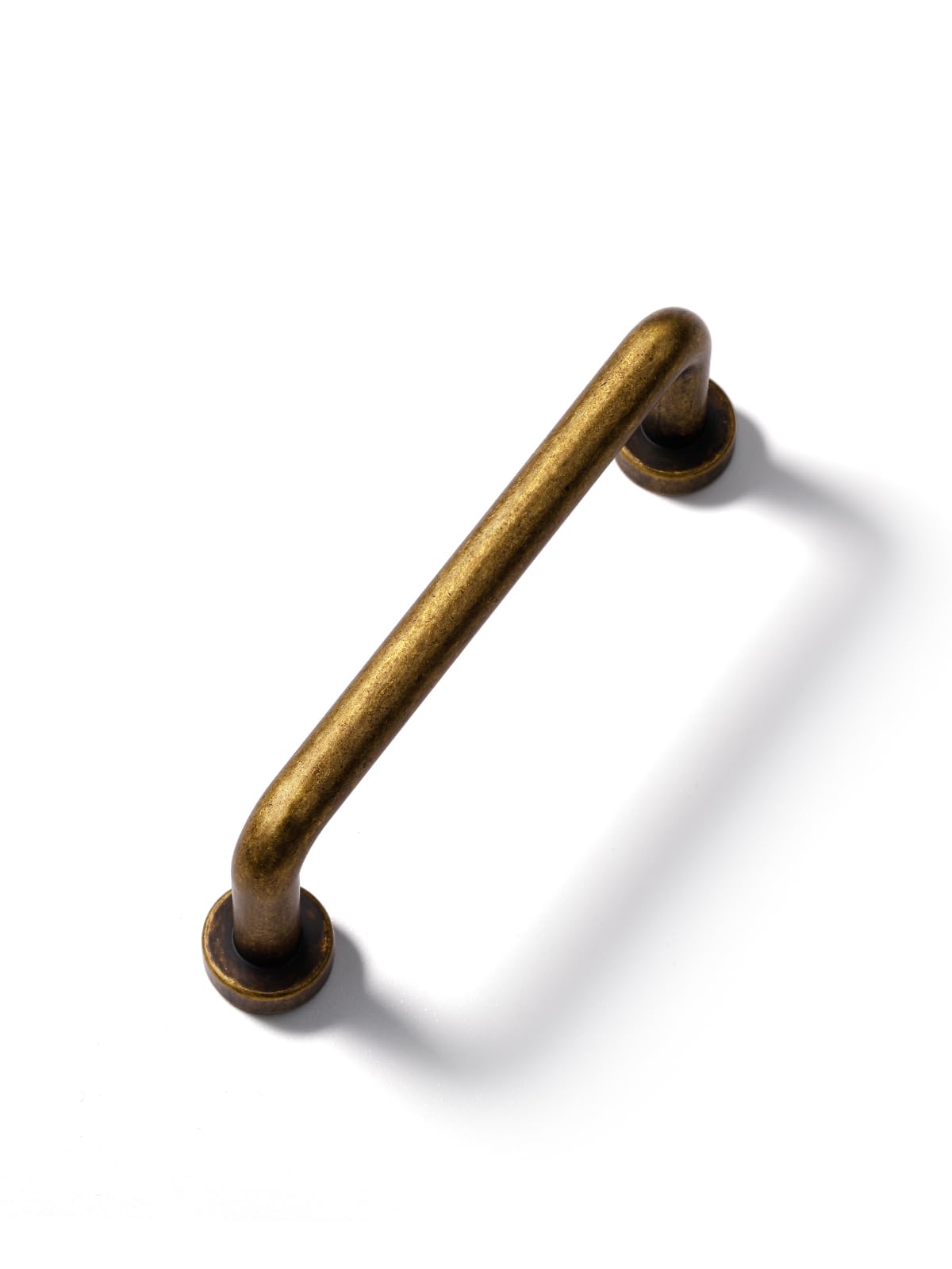 JIASENBAO 2 Pack Antique Brass Cabinet Bar Pulls 3" Hole Center Classic Vintage Retro Drawer Handles Kitchen Cupboard Bathroom Dresser Cabinet Hardware