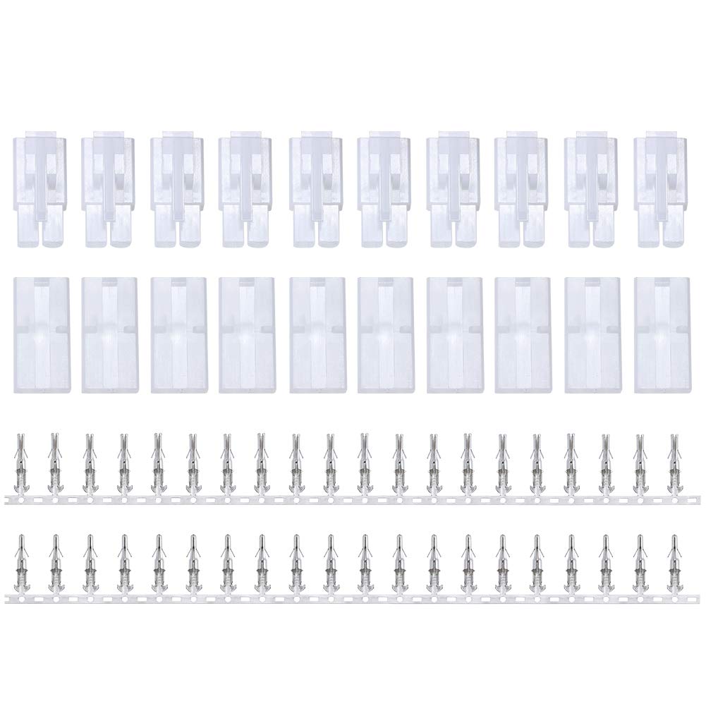 HobbyPark RC Big Tamiya Style Connector Plugs Unwired (10 Pairs)