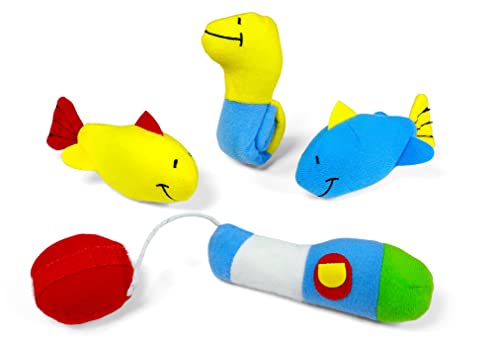 GUND Baby My First Tackle Box Stuffed Plush Playset, 5 Pieces