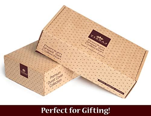 Tissaj Organic Cotton Sheets King Size – Ultra White – GOTS Certified – Durable Luxury Quality – Extra Deep Pockets & Secure Fit – Premium Bedding – Sateen Weave – with Carry Pouch – Set of 4
