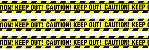 Decorative 20ft Halloween Caution Tape (Pack of 3)