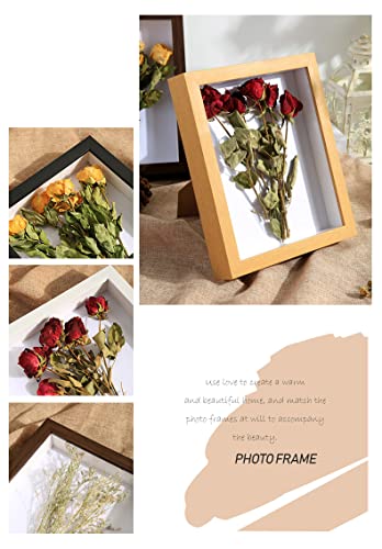 Shadow Box Picture Frame,Frame for Dried Flowers,1.2" Deep Hollow Display Frame,Graduation Cap Shadow Box for Wall and Tabletop Display Bouquet Mementos Medals Photos Memory Box (8.25X11.75)