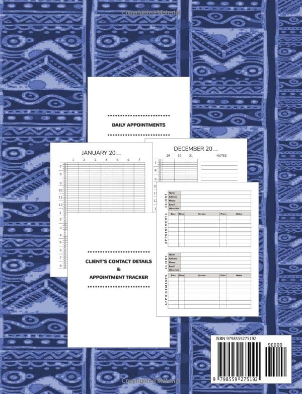 Carpet Cleaning Service Appointment Book: Undated 12-Month Reservation Calendar Planner and Client Data Organizer: Customer Contact Information Address Book and Tracker of Services Rendered
