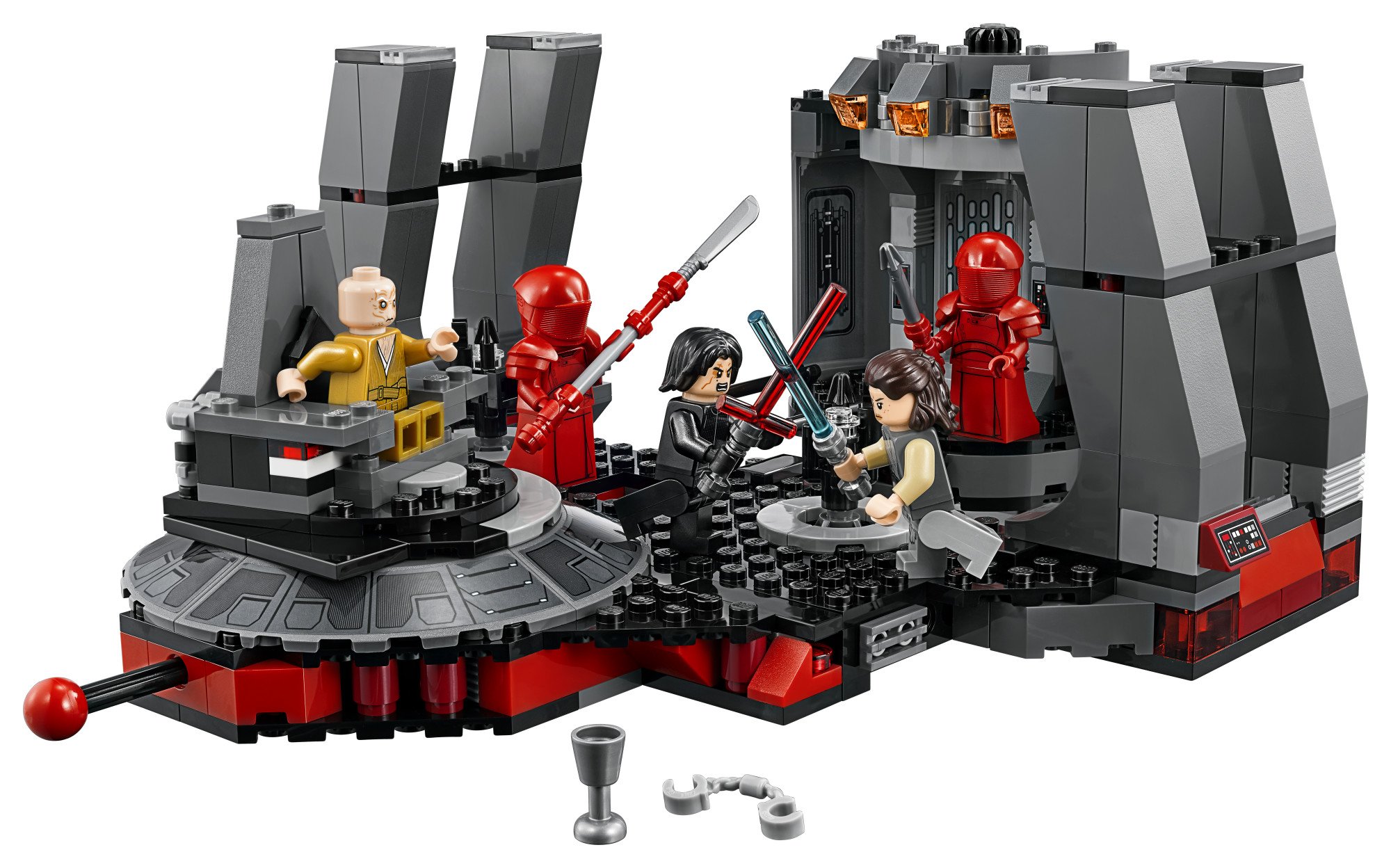 LEGO Star Wars 75216 Snoke's Throne Room Building Kit (492 Pieces)