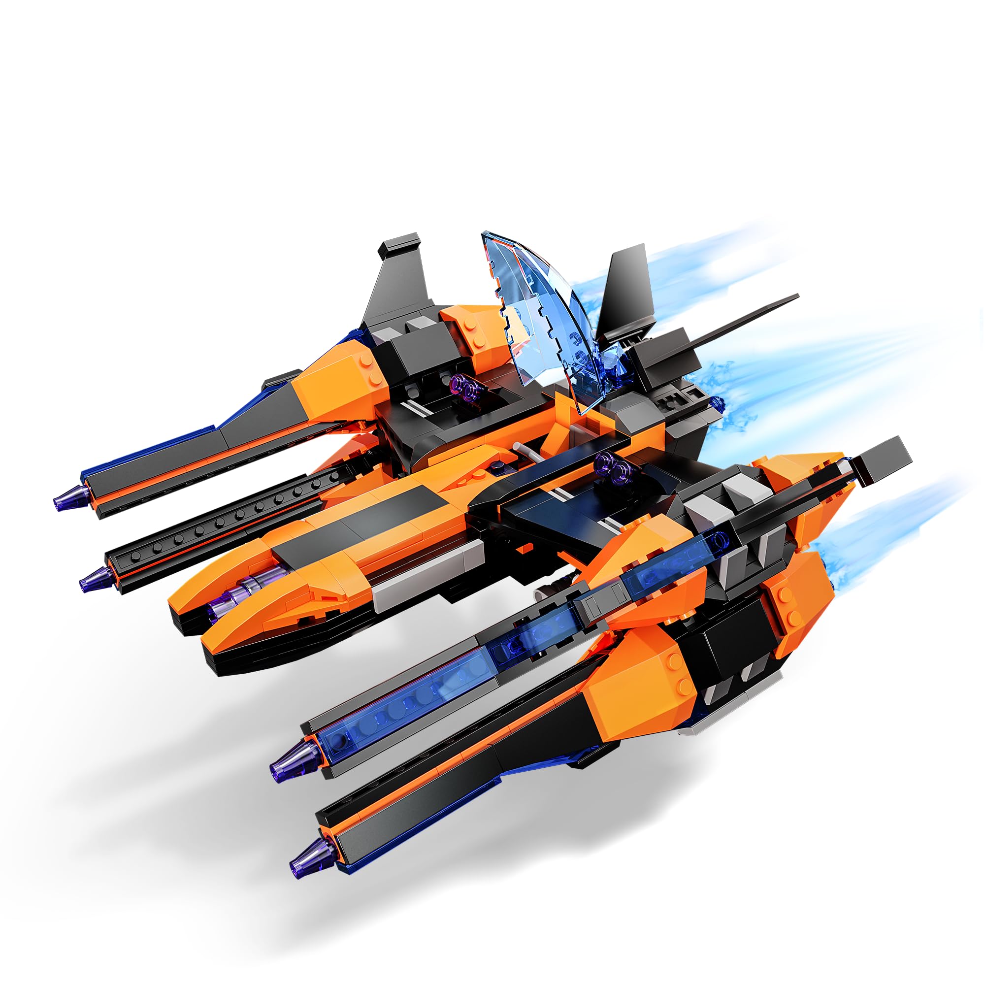 AUYYOSK Spaceship Building Toy, 650 Pieces STEM Spacecraft Building Block Set, Space Shuttle Toy Building for Kids Birthday Gift Ages 6 7 8 9 10 11 12 Yr Old (Spaceship)