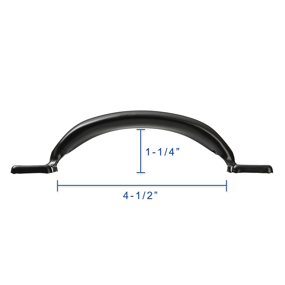 LIZAVO V171 6-1/2" Pulls in Black- 2 Pack