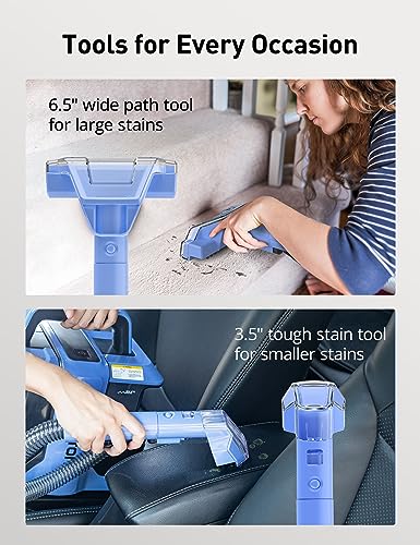 Aspiron CA031B-US-5 Carpet Cleaner Machines, 1.08L, Blue