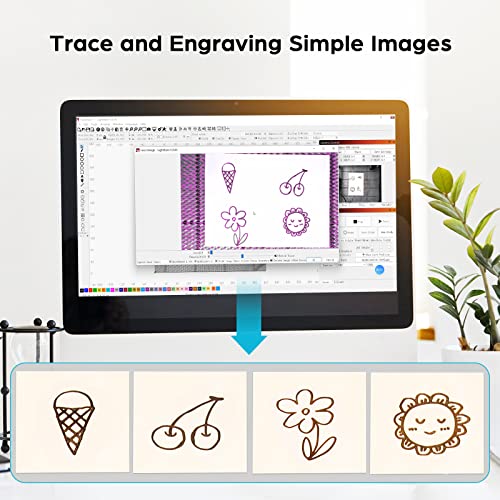 Comgrow 8MP Lightburn Camera Module for Laser Engraver,3264 * 2448,USB 2.0 Interface,High Definition,9.8ft Cable,Supports Yuv422/Mjpg Video Output