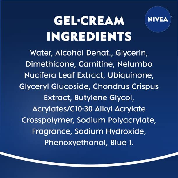 NIVEA Skin Firming & Toning Gel Cream, 6.7 Oz, Pack of 2