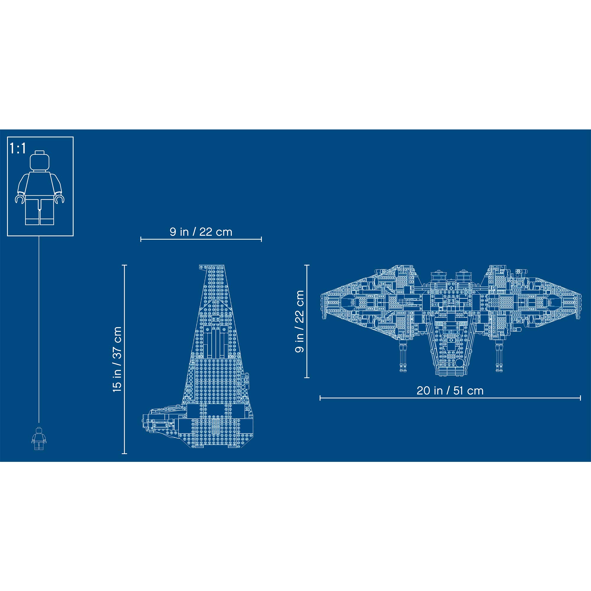 LEGO Star Wars: The Rise of Skywalker Kylo Ren’s Shuttle 75256 Star Wars Shuttle Action Figure Building Kit (1,005 Pieces)