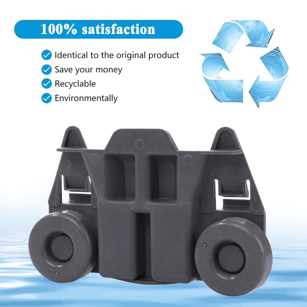 W10195417 Dishwasher Wheels Lower Dish Rack Wheel, Compatible for Whirlpool Kenmore Kitchenaid, Replaces AP4538395, AH2579553, PS2579553, WPW10195417, EA2579553
