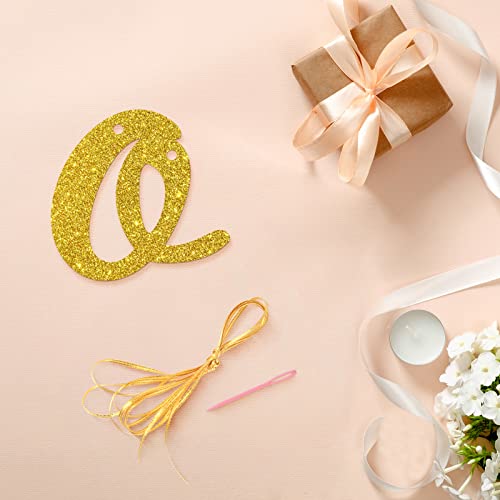 Twenty One Banner, Cheers to 21 Years Birthday Decorations, Finally 21, Happy 21st Birthday Anniversary Party Supply Gold Glitter