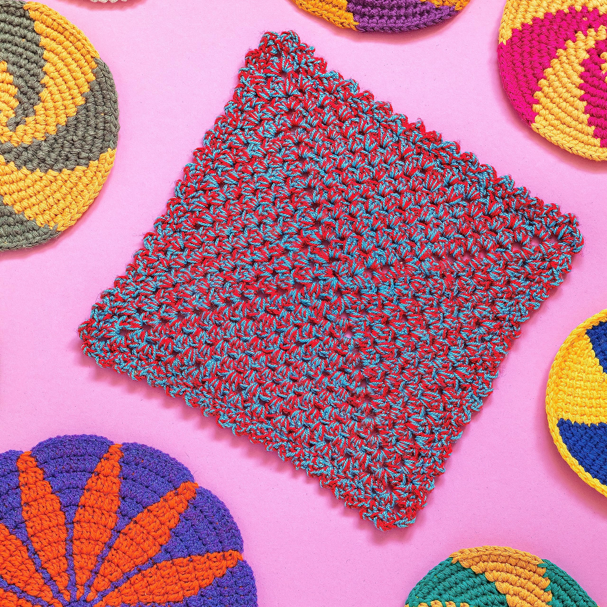 Nifty Knit Dishcloths-Includes 16 Dishcloth Designs Each in One of Four Colors