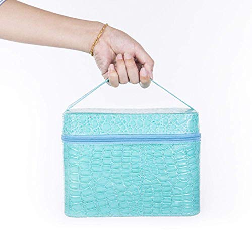 84 Slots Diamond Embroidery Box PU Diamond Painting Accessory Storage Case Container DIY Art Craft Jewelry Beads Sewing Pills Organizer Holder Clear Plastic Beads Cross Stitch Zipper Storage Bag Boxes