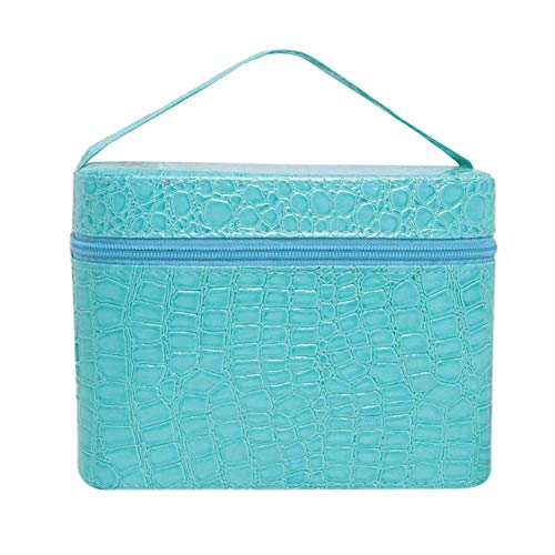 84 Slots Diamond Embroidery Box PU Diamond Painting Accessory Storage Case Container DIY Art Craft Jewelry Beads Sewing Pills Organizer Holder Clear Plastic Beads Cross Stitch Zipper Storage Bag Boxes