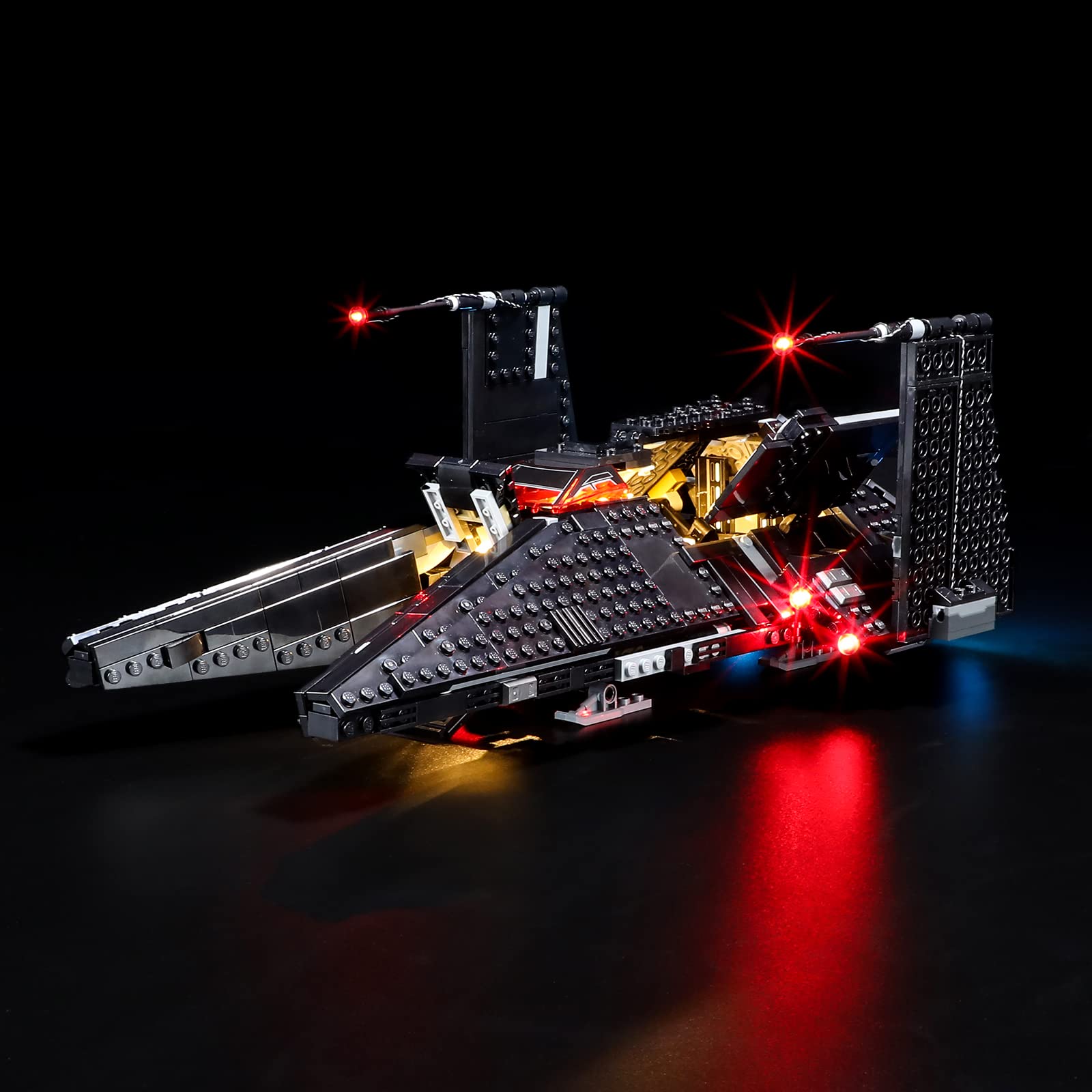 BRIKSMAX Led Lighting Kit for LEGO-75336 Inquisitor Transport Scythe - Compatible with Lego Star Wars Building Blocks Model- Not Include The Lego Set