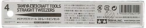 TAMIYA Straight Tweezers TAM74004 Pliers Tweezers & Similar Tools