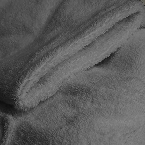 Superior Men's Traditional Premium Turkish Cotton Lightweight Long Bathrobe with Pockets- Large-X Large, Grey