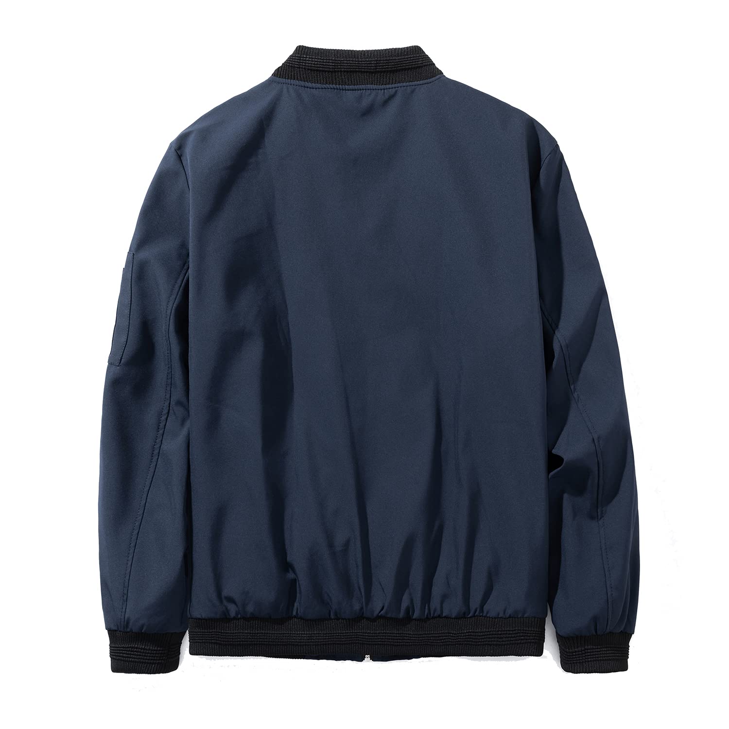 URBANFIND Men's Slim Fit Lightweight Sportswear Jacket Casual Bomber Jacket US M Blue