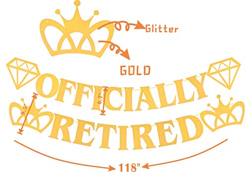Retirement Decorations Party Sash and Crown for Women - Fabulous Set: Glitter Sash + Gold Rhinestone Premium Metal Tiara - Christmas Gift for Her