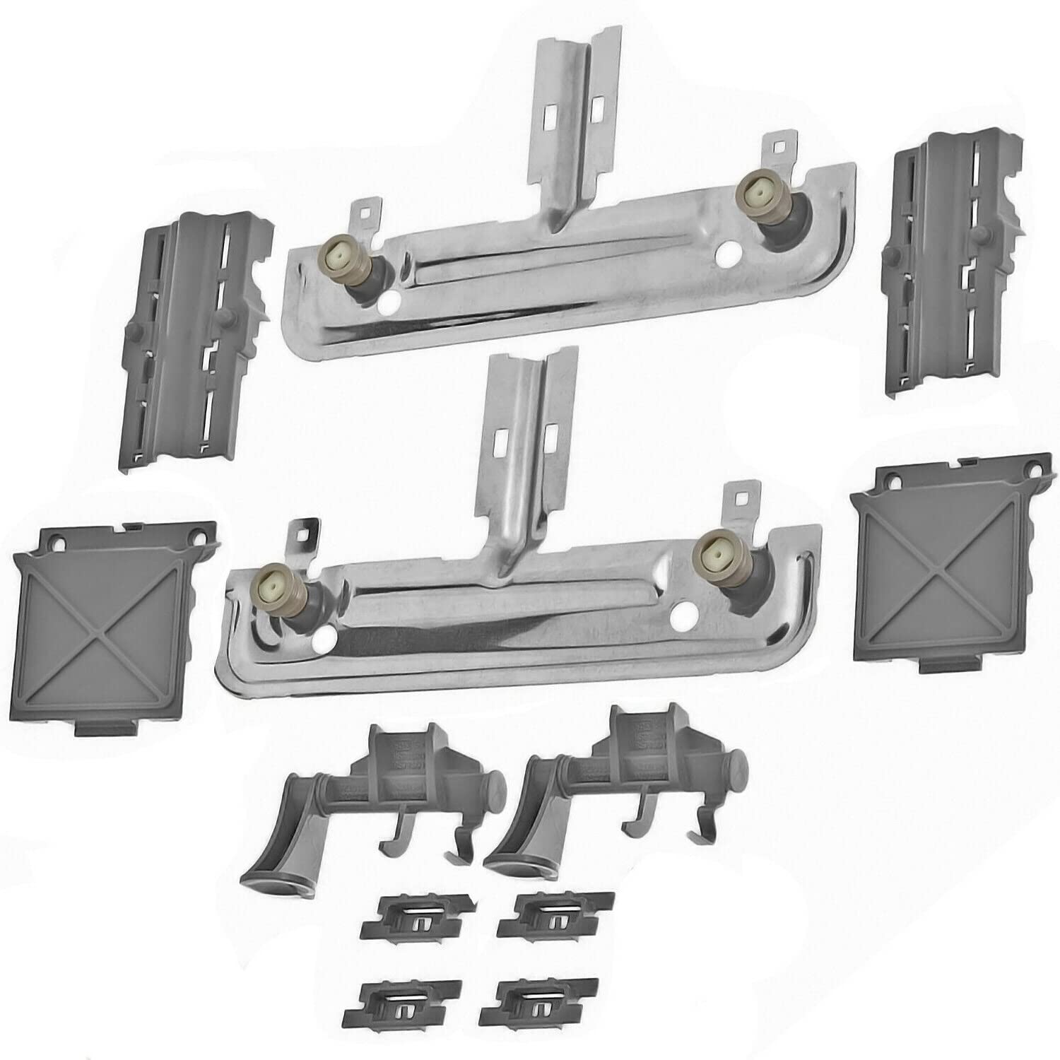 Dishwasher Dish Rack Adjuster Kit Replaces for KitchenAid KUDS30FXSS3 KUDS30CXWH1 KUDS35FXSSA KUDS301XB KUD301XBL8 KUDS30FXSS4 KUDS30FXSSA Dishwasher
