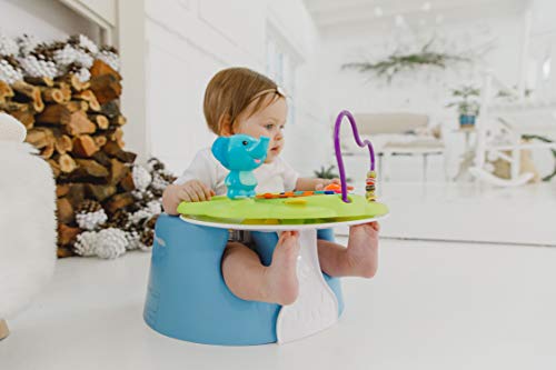 Bumbo Floor Seat for Infants and Babies, 3 to 12 Months, Foam Support Chair for Comfortable Sitting – Powder Blue