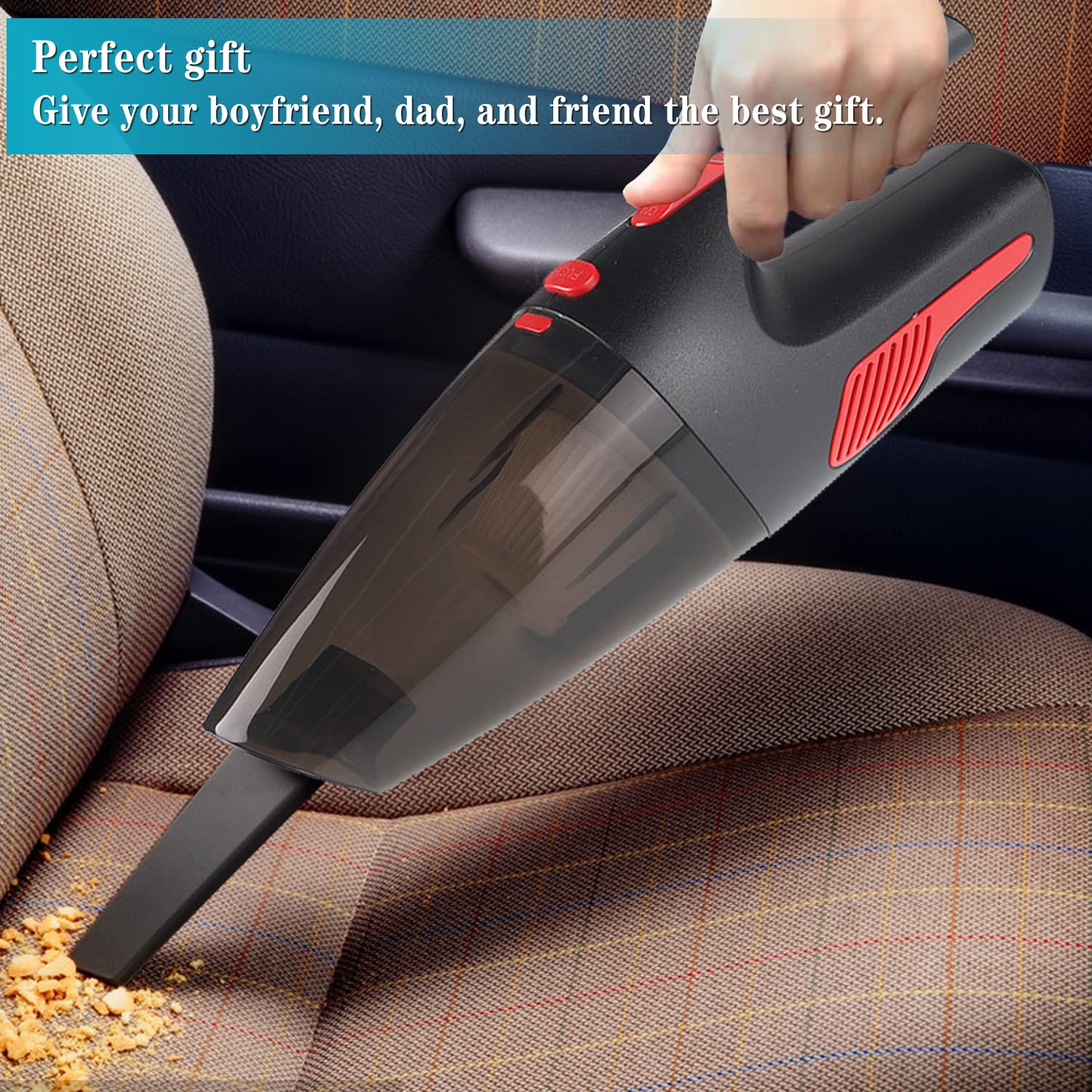 SULAWH Car Interior Detailing Kit, Auto Upholstery & Carpet Cleaner with Car Seat and Windshield Cleaning Tools, Complete Car Wash and Detailing Brushes Set, Essential Car Cleaning Supplies Kit