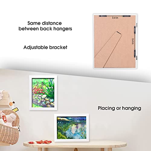 Fosdonge Hold 150 Pcs 8.5x11 Kids Artwork Frames Changeable Placing or Hanging, Front-Opening Kids Art Frame, Childrens Art Project Frames for 3D Picture, Crafts, Hanging Art