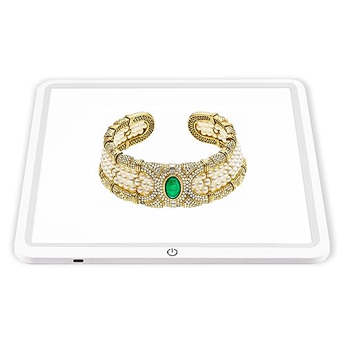 Selens Shadowless Bottom Light Panel for Light Box Photo Studio,11.5" x 11.5"/ 29 x 29cm LED Photography Light for Jewelry Cosmetic Crafts Small Products