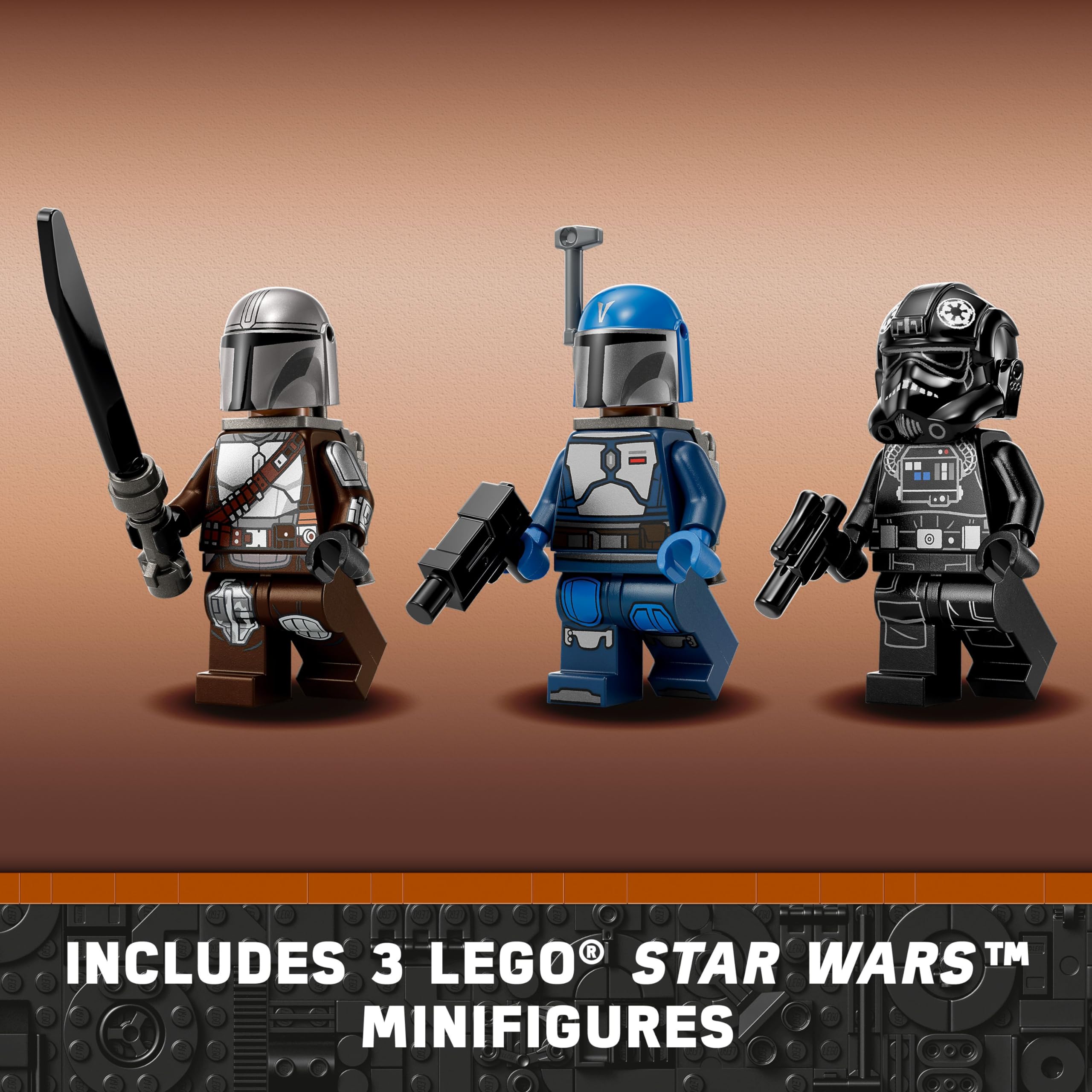 Lego Star Wars Mandalorian Fang Fighter vs. TIE Interceptor 75348 Building Toy Set, Perfect for Ages 9 and Up