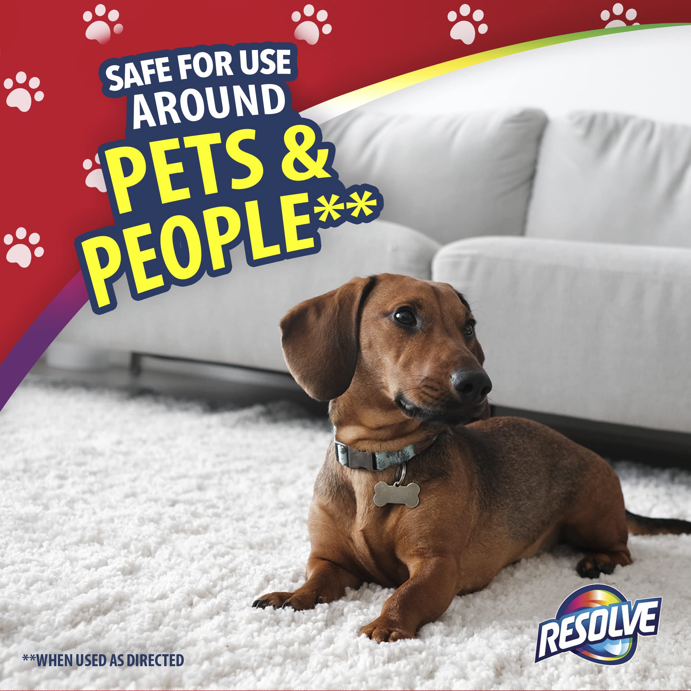 Resolve Pet Hair Eliminator Carpet Cleaner & Vacuum booster, 18 Oz
