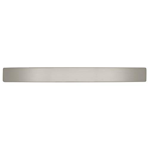 Hickory Hardware 1 Pack Solid Core Kitchen Cabinet Pulls, Luxury Cabinet Handles, Hardware for Doors & Dresser Drawers, 5 Inch Hole Center, Satin Nickel, Raleigh Collection