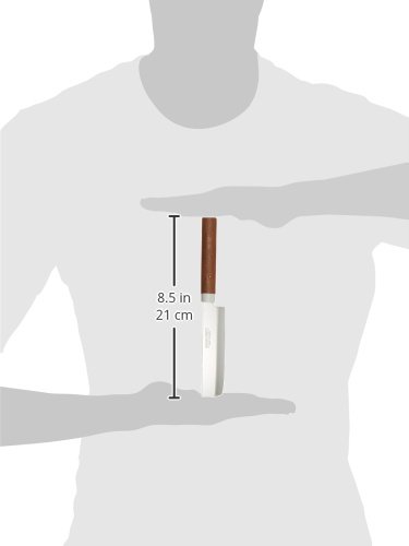 Suncraft AHL88 Fruit Knife, 422 (Thin Blade Type), Stainless Steel Knife, Wooden Handle, Made in Japan
