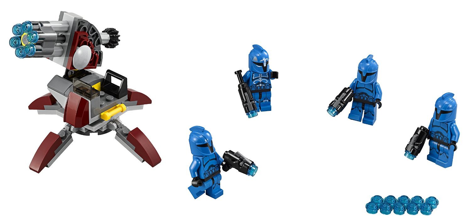 Star Wars LEGO 106 PCS Senate Commando Troopers Bike Box Building Toys